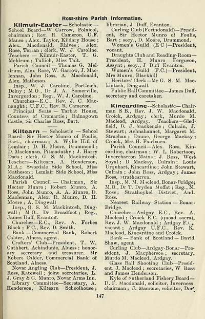 (251) Page 147 - Kilmuir-Easter -- Kincardine - Places > Ross-shire ...