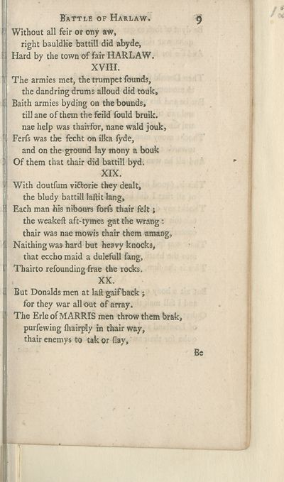 (9) - Scotland/Scots > Two old historical Scots poems, giving an ...