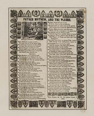 Father Mathew, and the pledge - Temperance & various vices - English ...