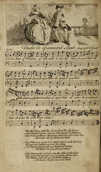 (22) Page 8 - Under the greenwood shade - Inglis Collection of printed ...