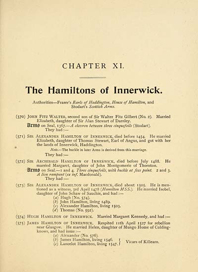 (147) Page 125 - Hamiltons of Innerwick - Heraldry of the Hamiltons ...