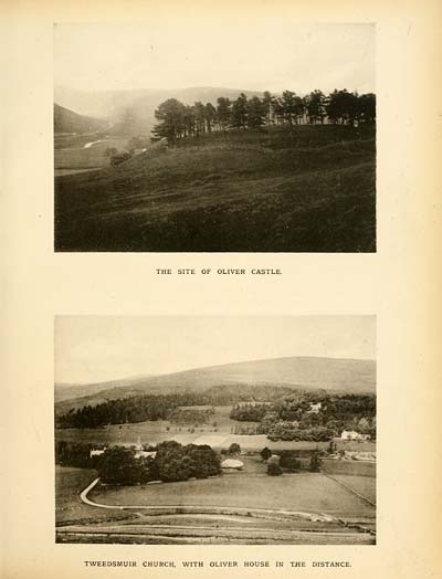 (209) Illustrated plate - Site of Oliver Castle; Tweedsmuir with Oliver ...