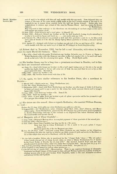 (216) Page 168 - Wedderburn book > Evidence - Histories of Scottish ...
