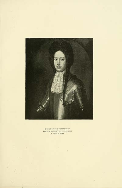 (367) Illustrated plate - Sir Alexander Wedderburn, fourth Baronet of ...