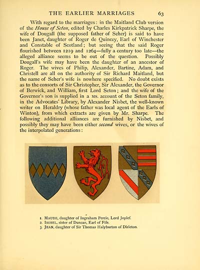 (107) - History of the family of Seton during eight centuries > Volume ...