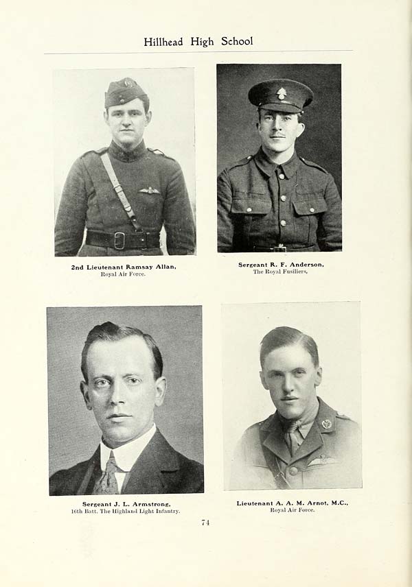 (78) Page 74 - Portraits -- A - Organisations > Hillhead High School ...