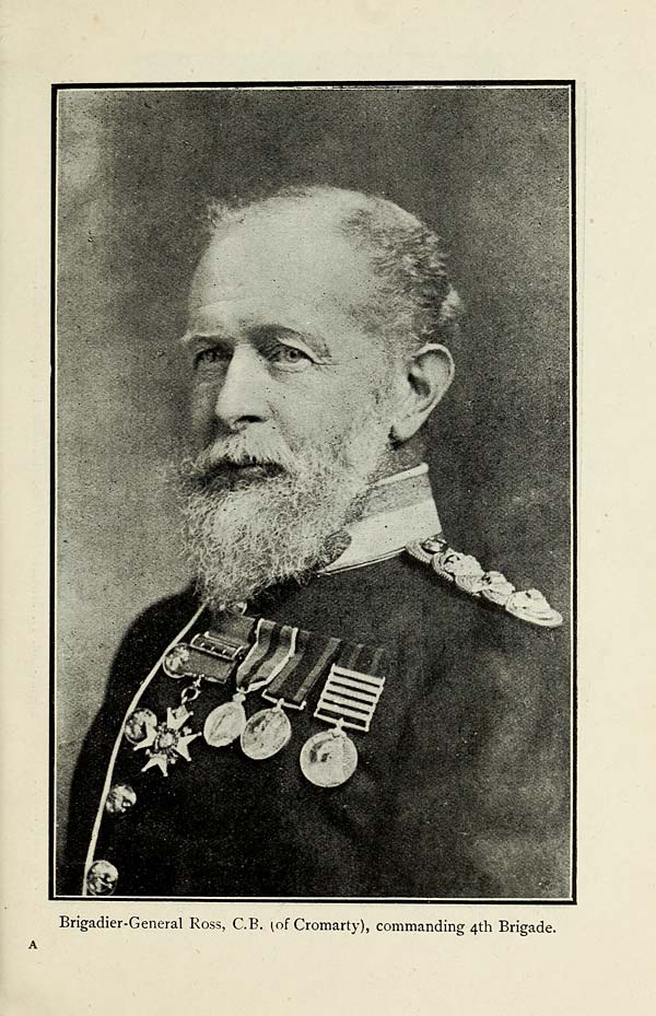 (9) Frontispiece portrait - Brigadier-General Ross, C.B., of Cromarty ...