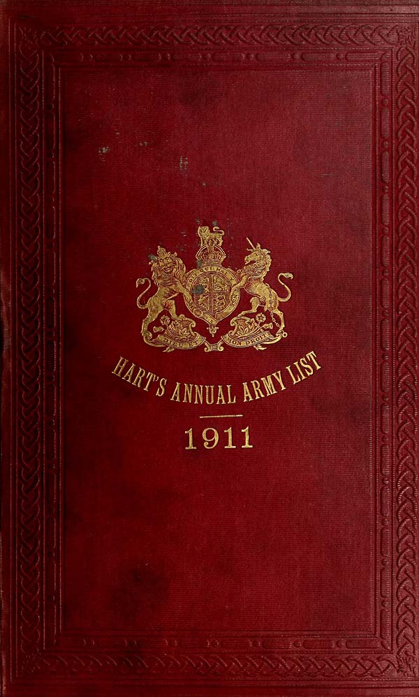  1 Army Lists Hart s Army Lists Hart s Annual Army List Special
