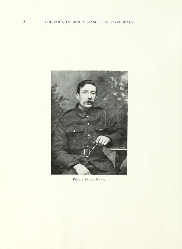 (20) Page 8 - Private James Marr - Places > Book of remembrance for ...