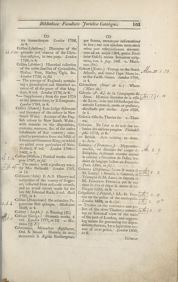 (113) Page 103 - Catalogue of the library of the Faculty of Advocates ...