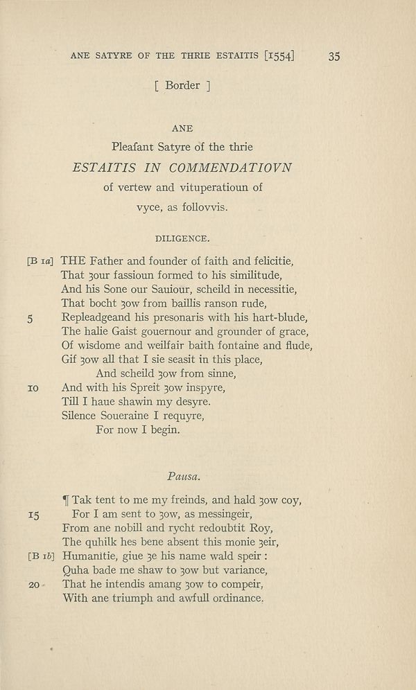 (51) - Scottish Text Society publications > Third series > Works of Sir ...
