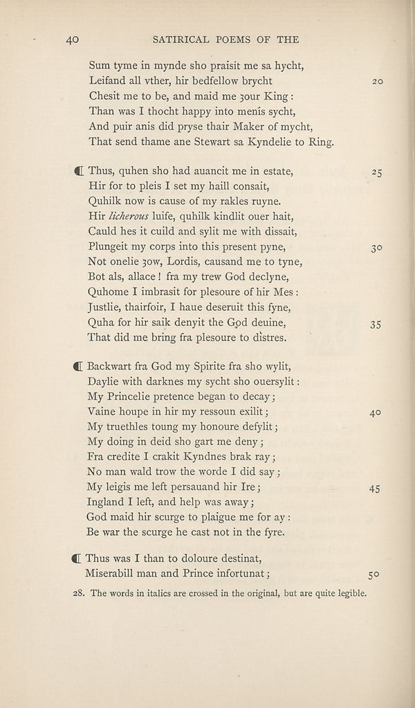 (104) - Scottish Text Society publications > Old series > Satirical ...