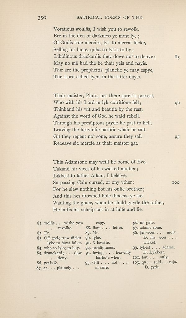 (414) - Scottish Text Society publications > Old series > Satirical ...