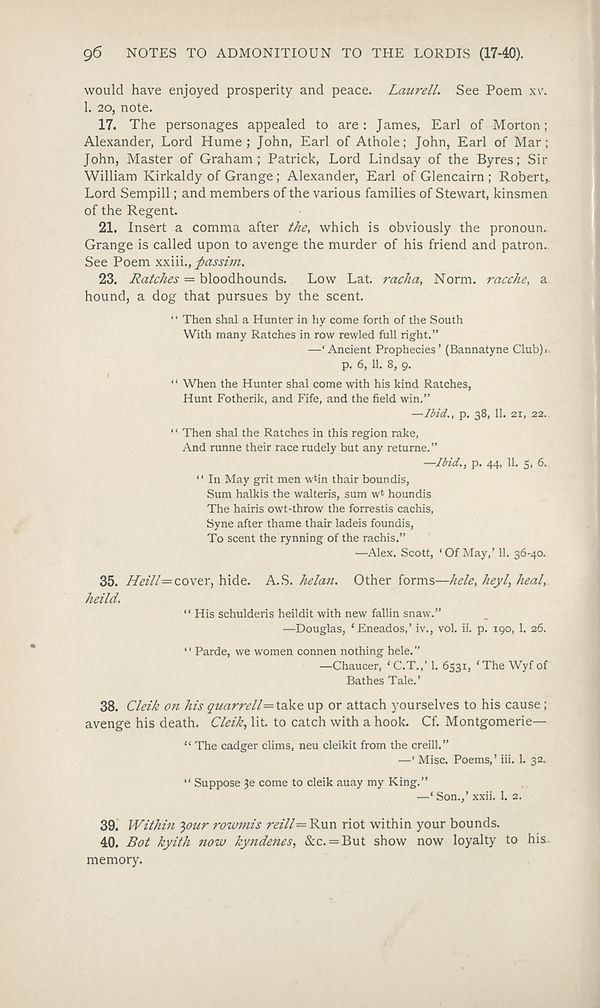 (112) - Scottish Text Society publications > Old series > Satirical ...