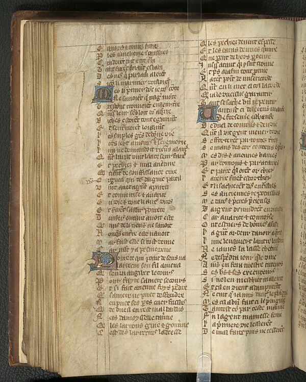 (136) - Manuscripts from France > Mid-14th century manuscript of the ...