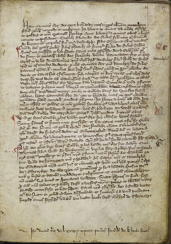 (41) - Manuscripts from Scotland > 14th-century manuscript of the ...