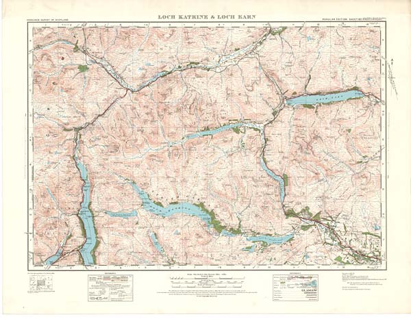 (62) Sheet 62 - Loch Katrine & Loch Earn - Scottish Directories ...