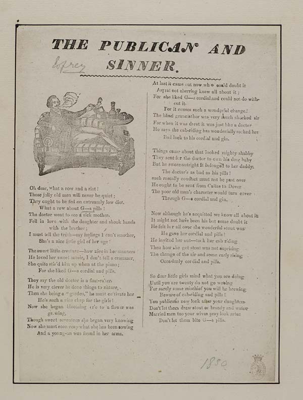 Publican and sinner - Temperance & various vices - English ballads ...