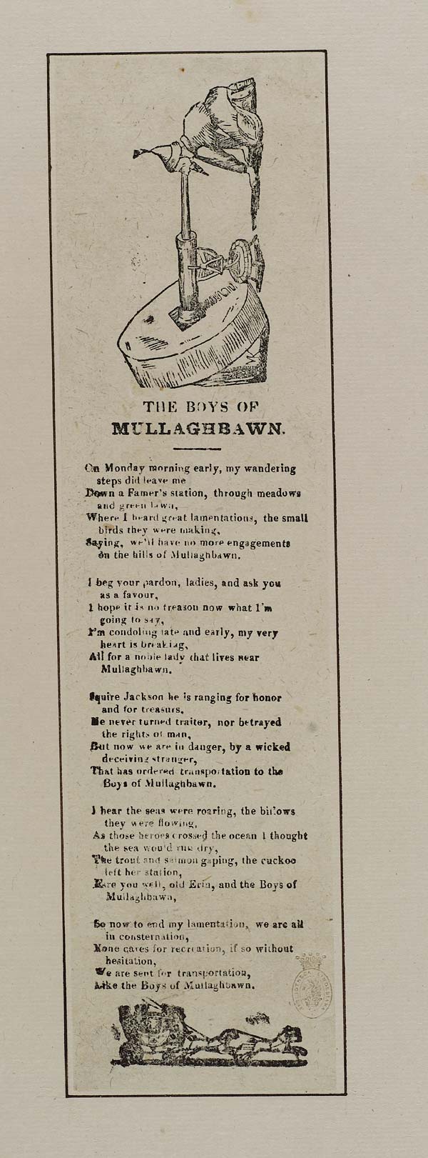 Boys of Mullaghbawn - Ireland - English ballads - National Library of ...