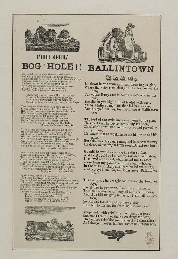 Oul' bog hole - Ireland - English ballads - National Library of Scotland