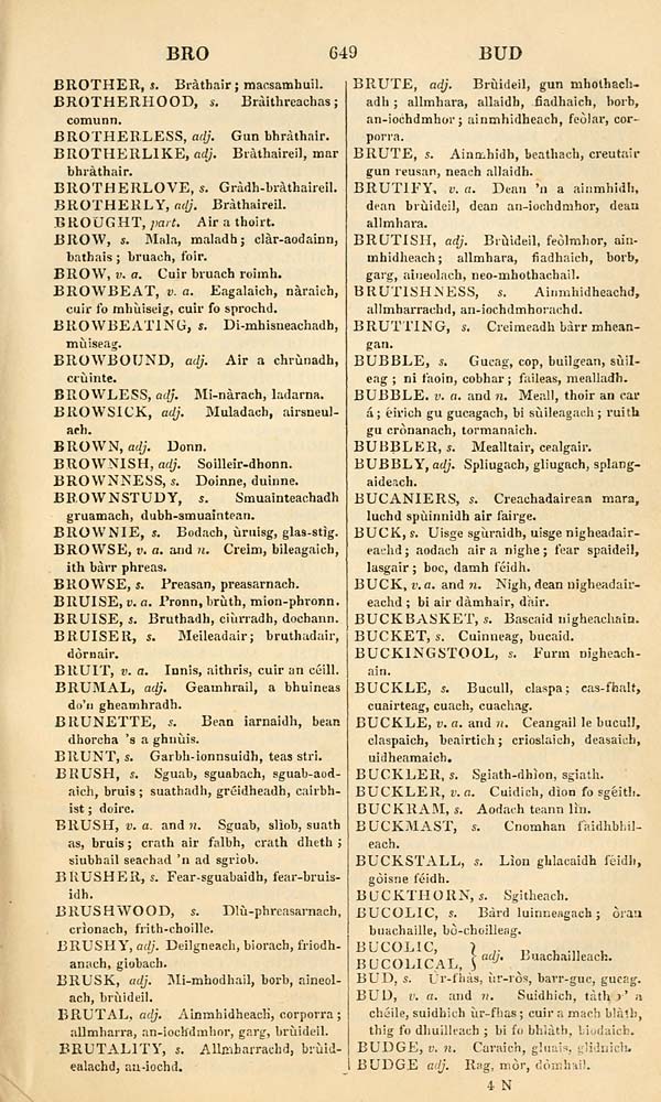 (663) - Blair Collection > Dictionary of the Gaelic language - Early ...