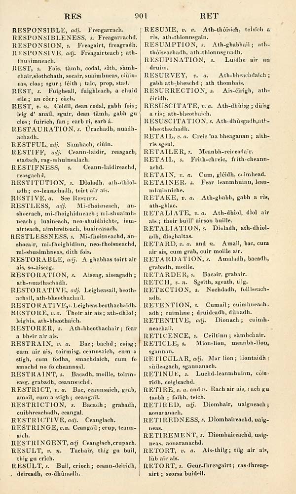 (915) - Blair Collection > Dictionary of the Gaelic language - Early ...