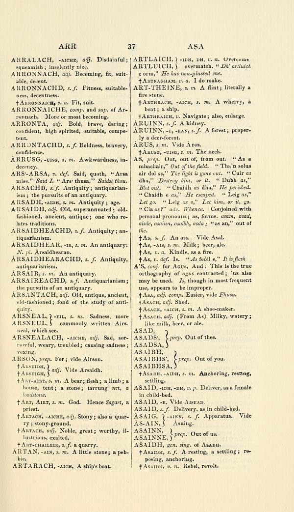 (49) - Blair Collection > Dictionary of the Gaelic language - Early ...