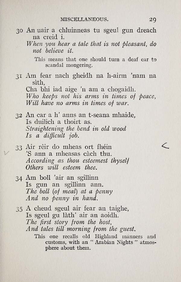 (33) - Matheson Collection > Gaelic proverbs and proverbial sayings ...