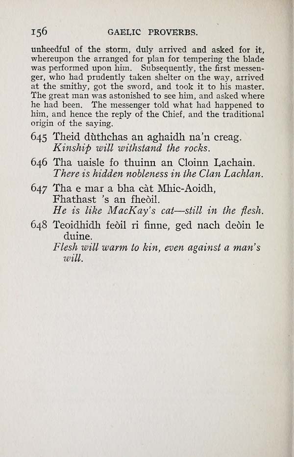 (160) - Matheson Collection > Gaelic proverbs and proverbial sayings ...