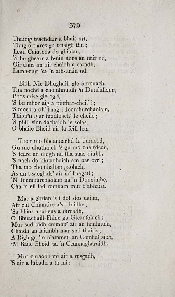 (389) - Blair Collection > Comhchruinneacha do dh'òrain taghta ...
