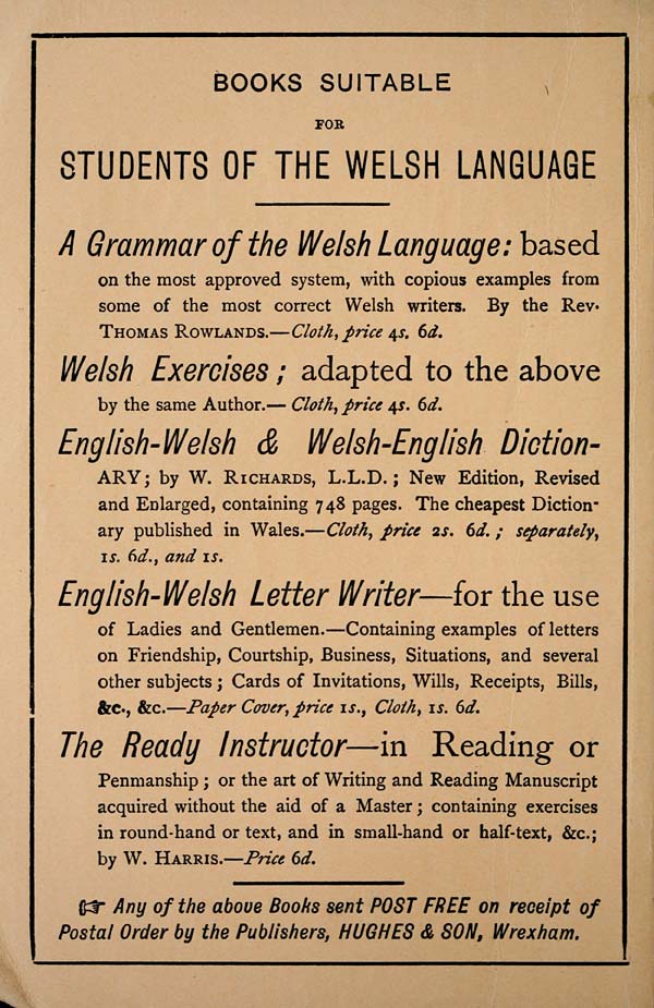 (2) - Blair Collection > How to learn Welsh, being an English-Welsh ...