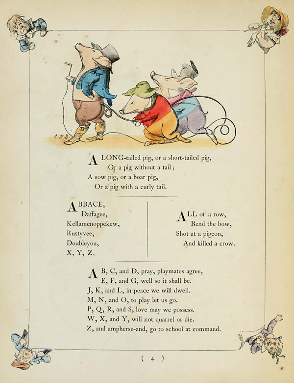 (14) - J. F. Campbell Collection > Old nurse's book of rhymes, jingles ...