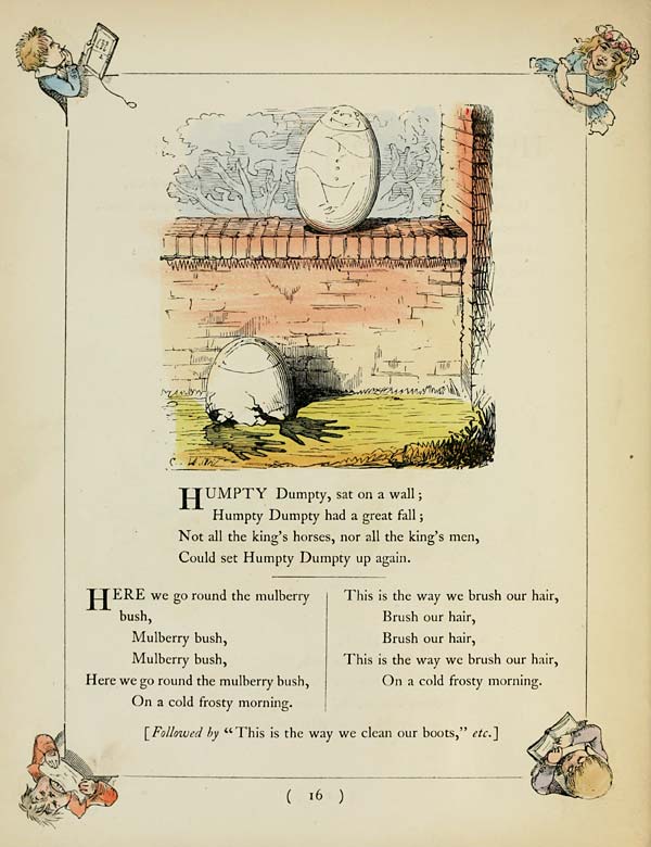 (26) - J. F. Campbell Collection > Old nurse's book of rhymes, jingles ...
