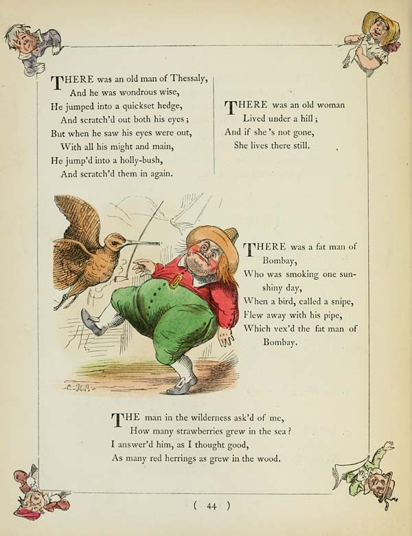 (54) - J. F. Campbell Collection > Old nurse's book of rhymes, jingles ...