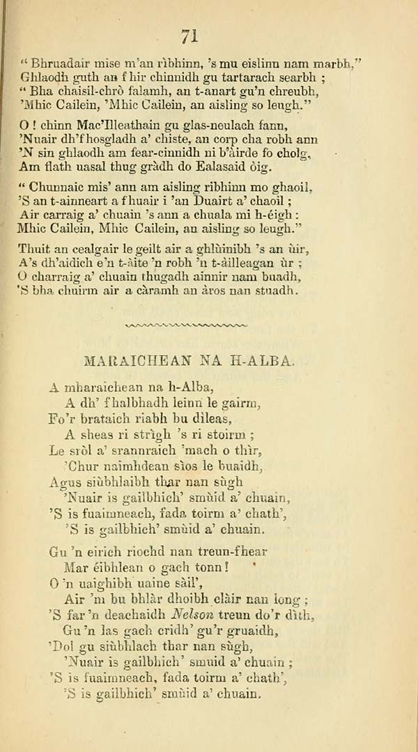 (81) - J. F. Campbell Collection > Select English poems - Early Gaelic ...