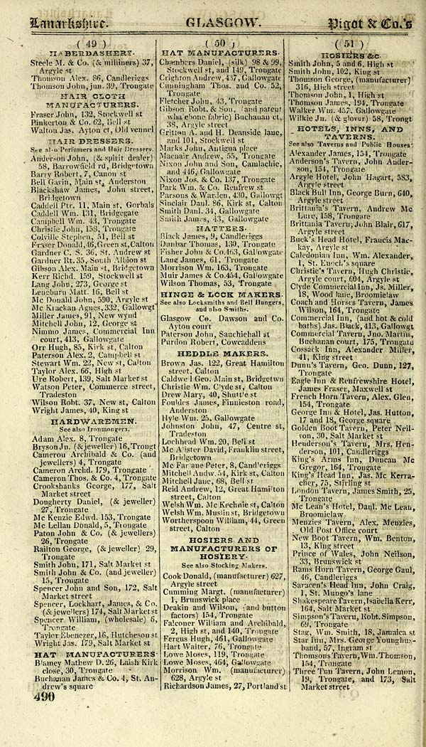 (504) - Scotland > 1825-1826 - Pigot & Co.'s new commercial directory ...