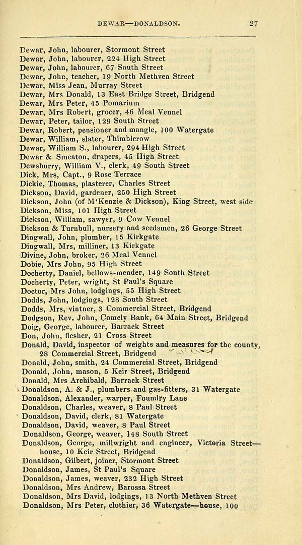 (31) - Towns > Perth > 1845-1885 - Post Office Perth directory > 1850 ...