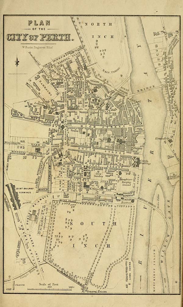 (7) Map - Towns > Perth > 1845-1885 - Post Office Perth directory ...