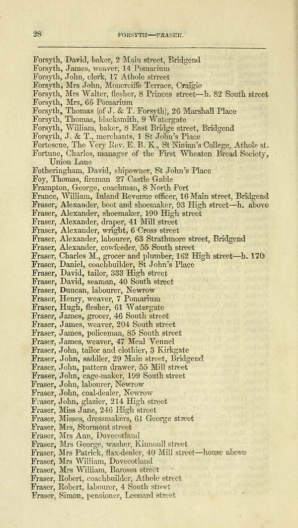(40) - Towns > Perth > 1845-1885 - Post Office Perth directory > 1854 ...