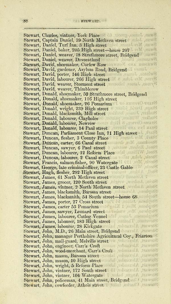(100) - Towns > Perth > 1845-1885 - Post Office Perth directory > 1854 ...