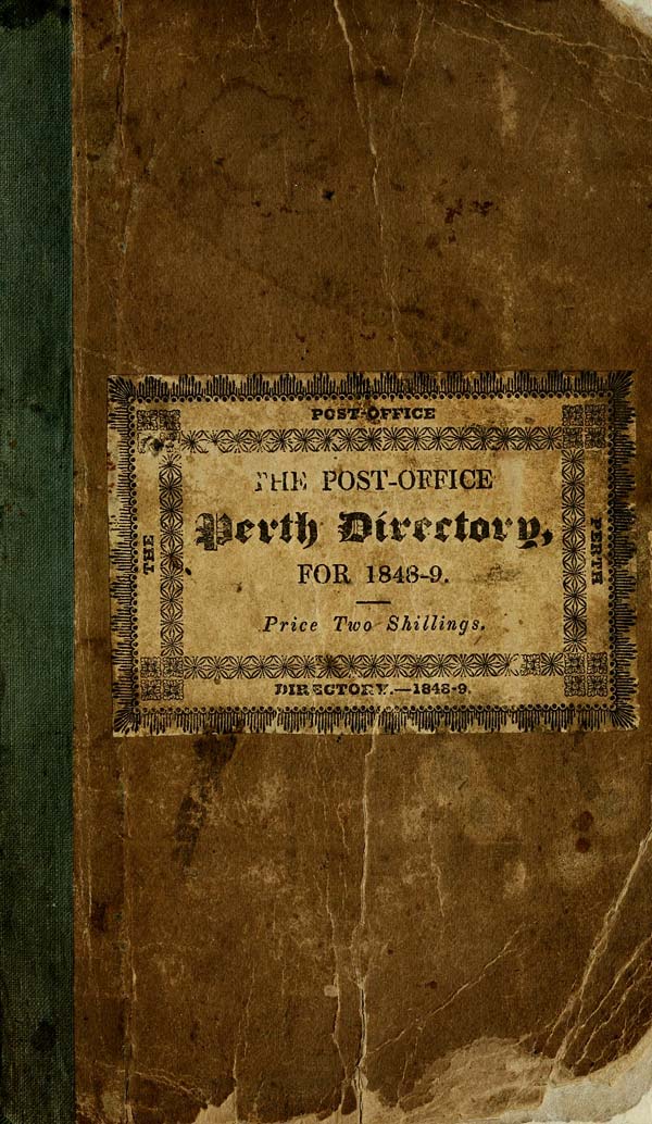 (1) - Towns > Perth > 1845-1885 - Post Office Perth directory > 1848 ...