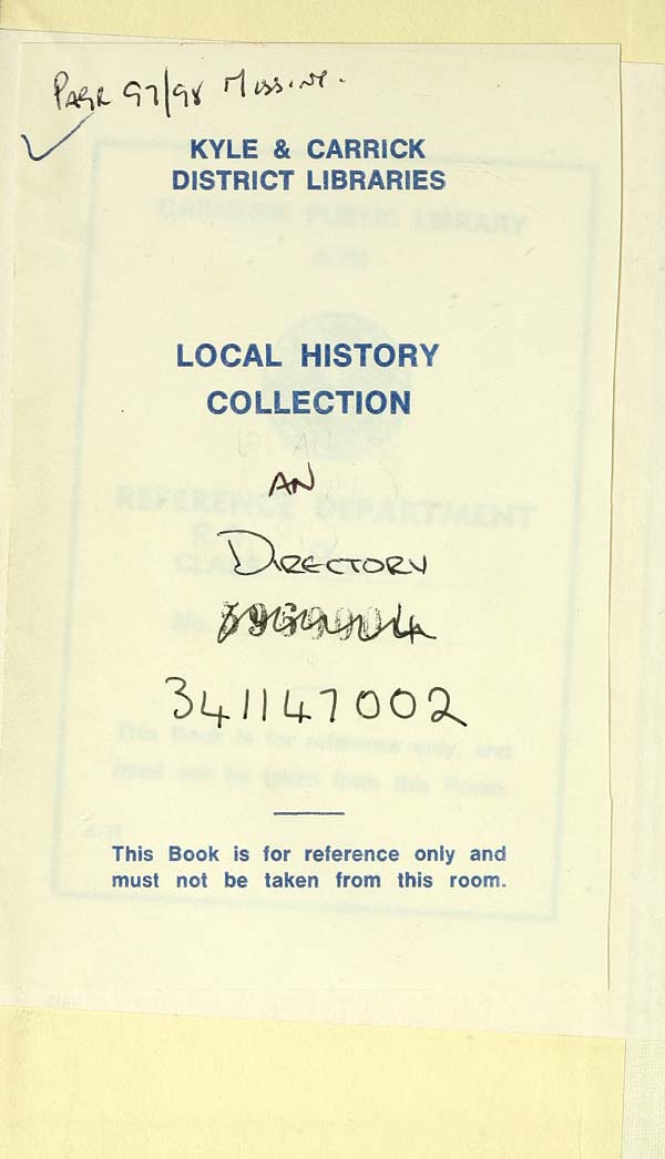 (2) - Towns > Ayr > 1894-1912 - Ayr Post Office General and Trades ...