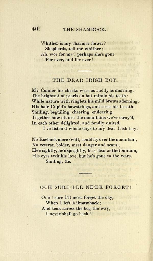 (74) Page 40 - Dear Irish boy - Glen Collection of printed music ...