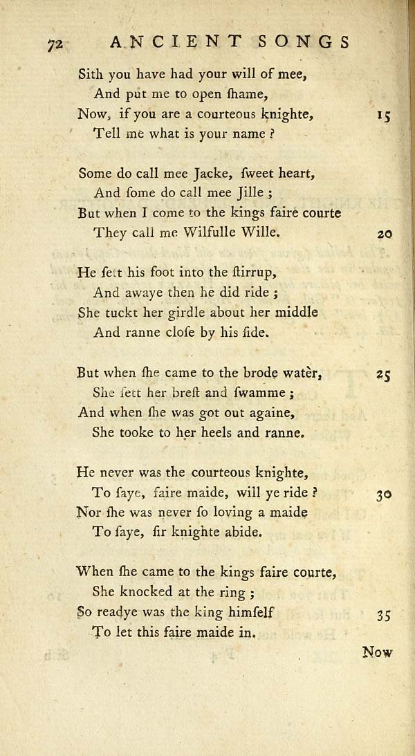 (120) Page 72 - Glen Collection of printed music > Printed text ...