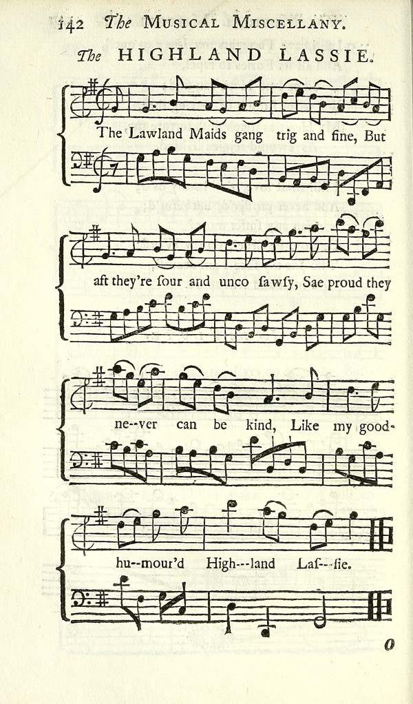 (160) Page 142 - Highland lassie - Glen Collection of printed music ...