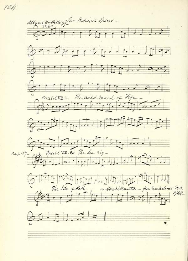 (118) Page 104 - Sir Patrick Spens - Glen Collection of printed music ...