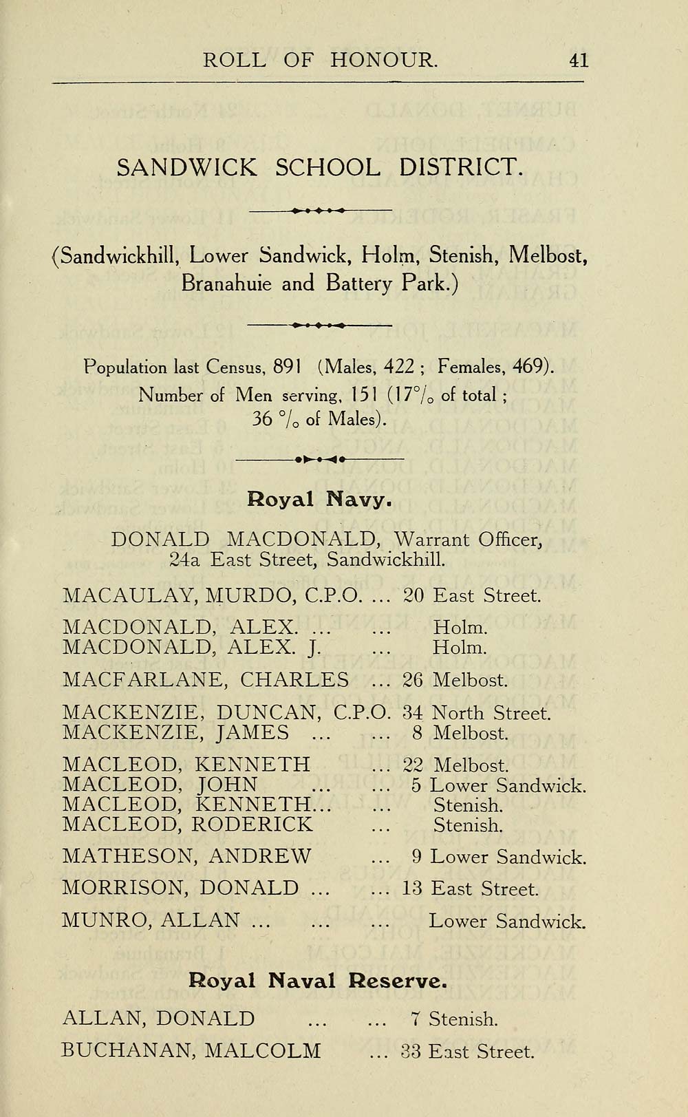 (47) Page 41 - Sandwick School District -- Royal Navy -- Royal Naval ...