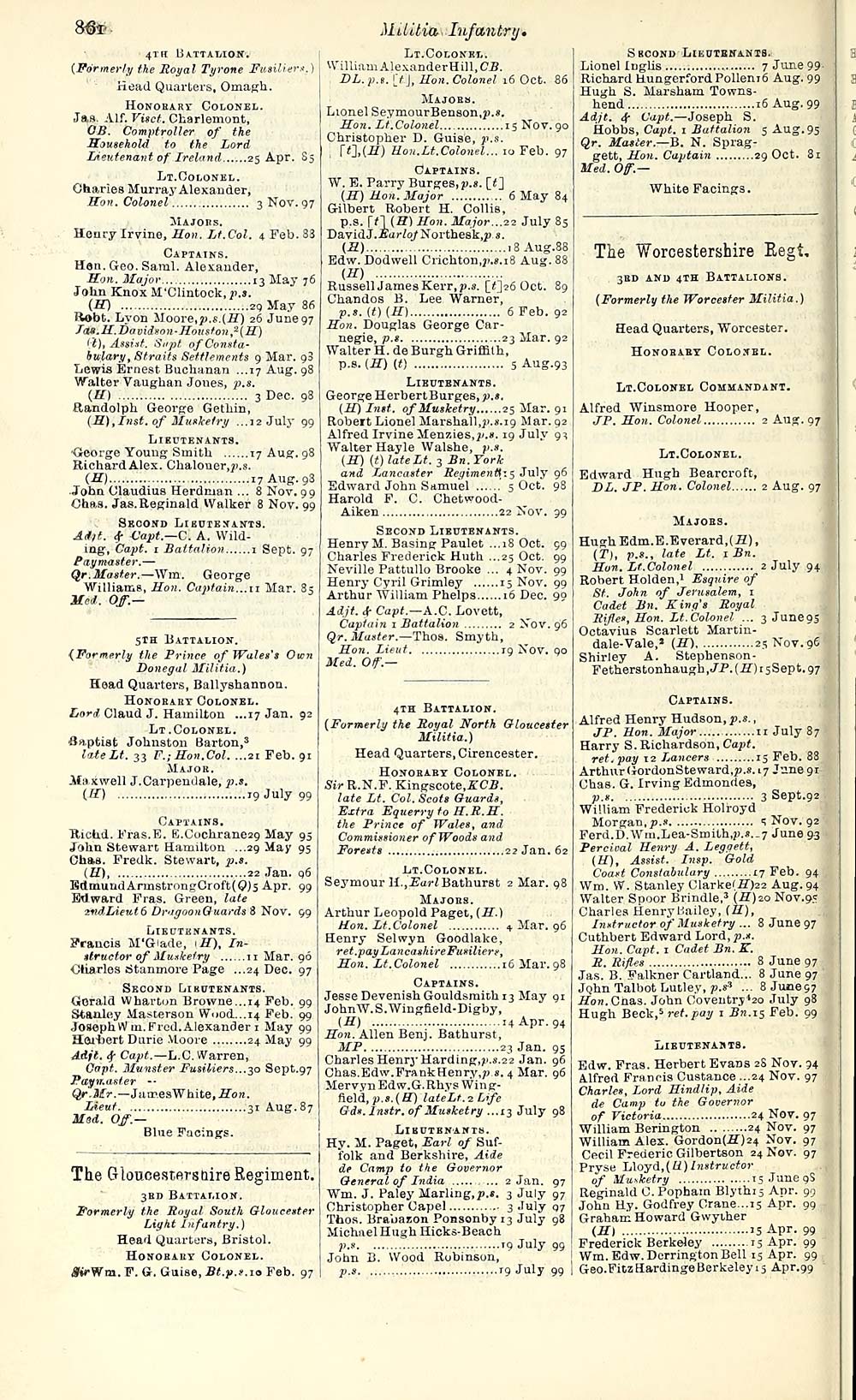 (980) - Army lists > Hart's Army Lists > New annual army list, militia ...
