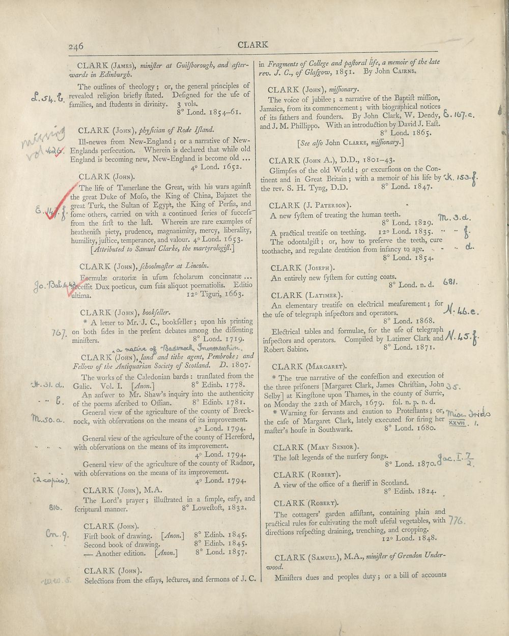 (252) Page 246 - Catalogue of the printed books in the library of the ...