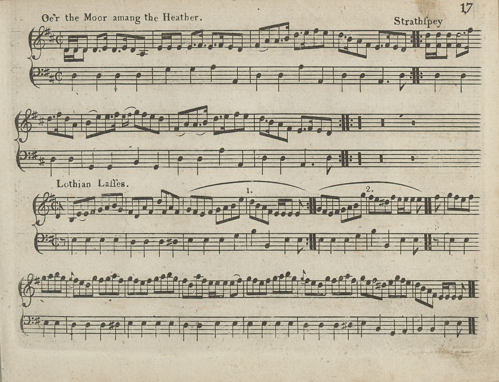 (23) Page 17 - Oe'r the Moor amang the Heather -- Lothian Lasses - Glen ...